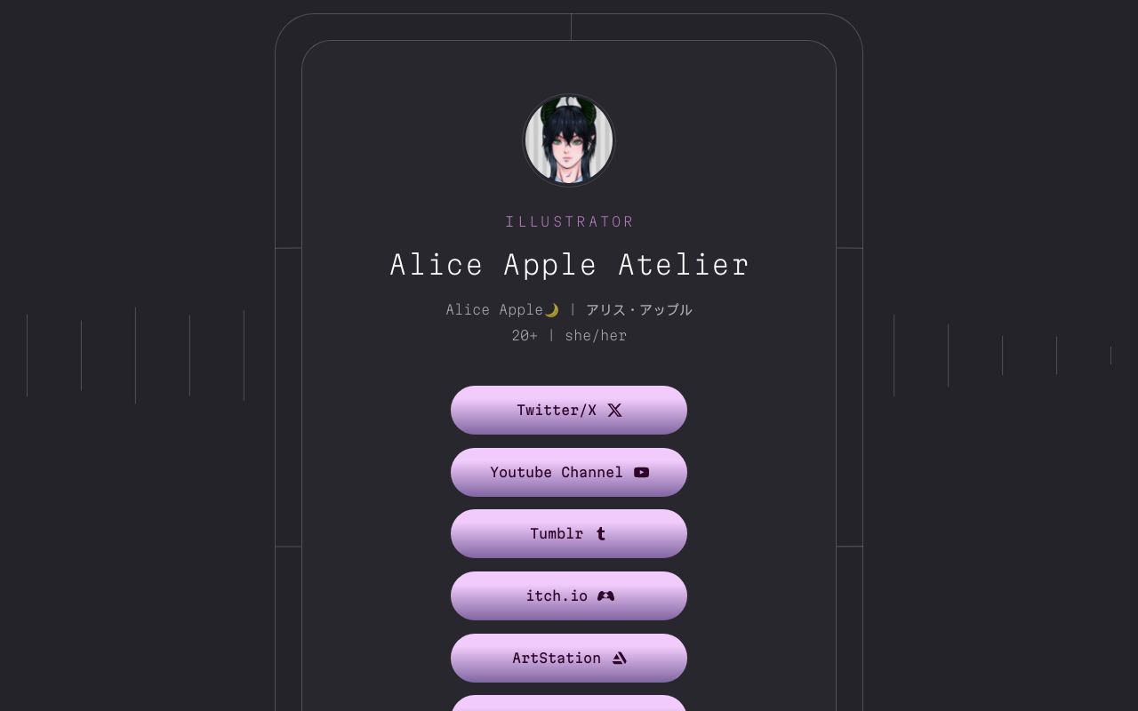 Alice Apple Art socials